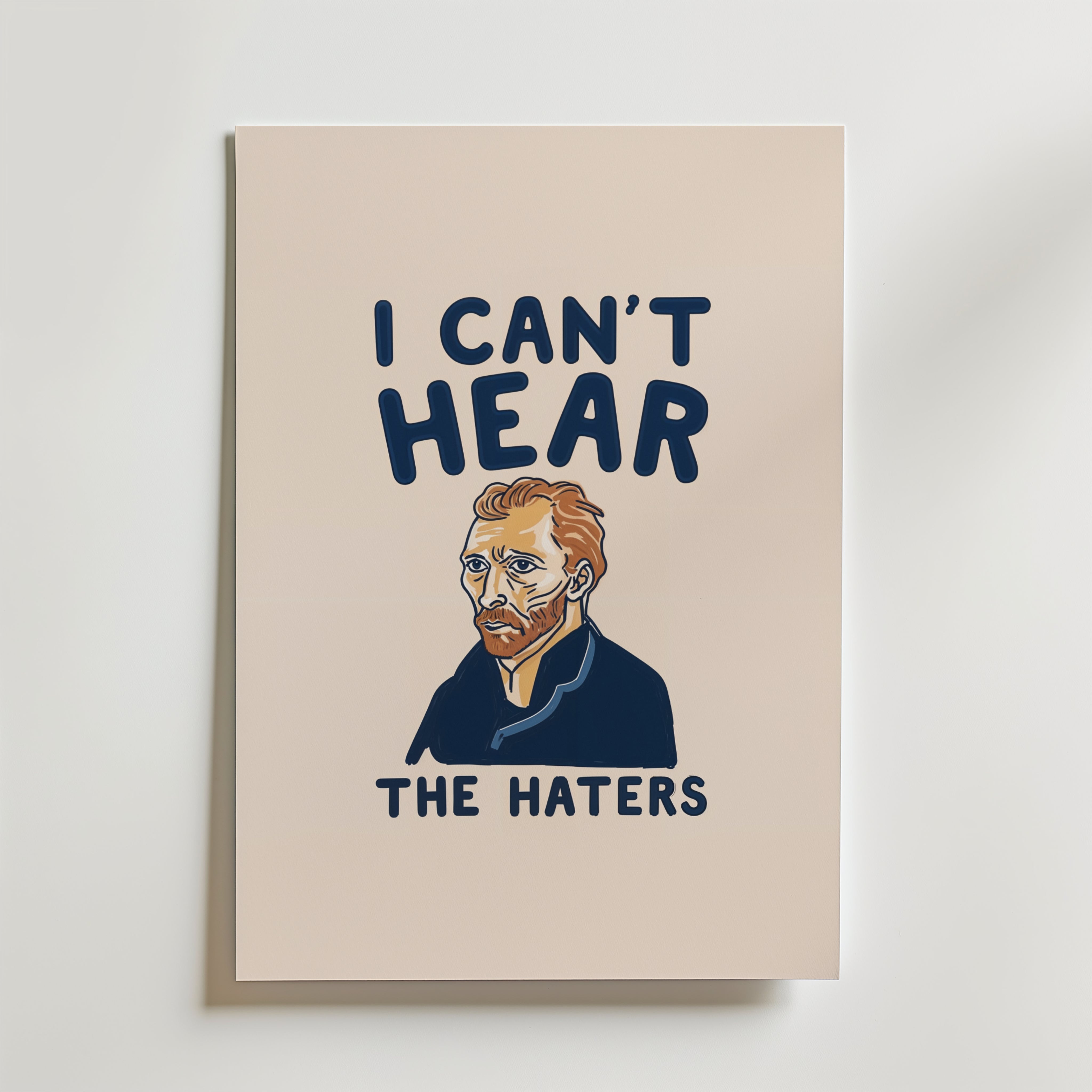 Van Gogh Can’t Hear Poster | Köp poster online – Bozetto – Bozetto ...