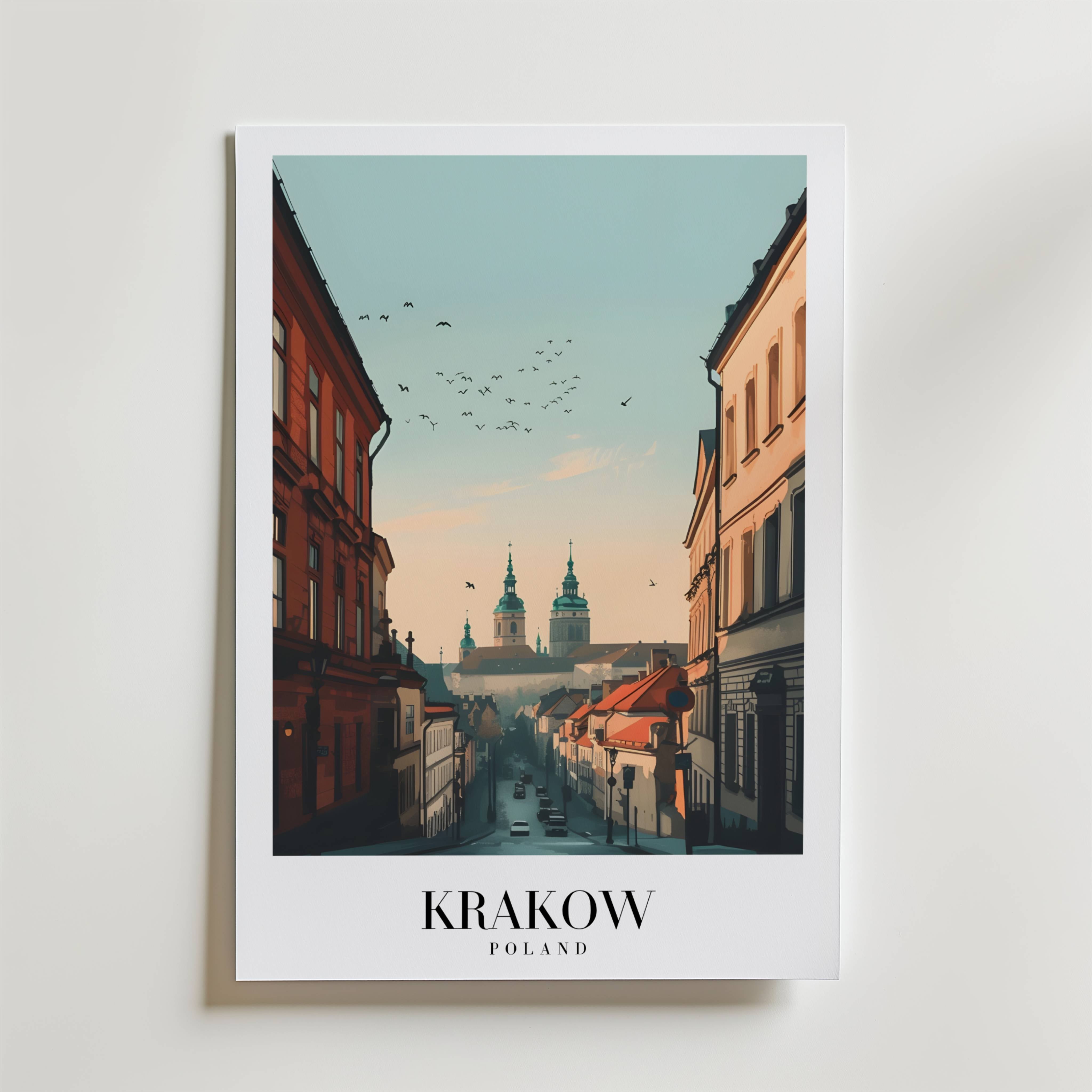 Morning In Krakow Poster – Bozetto | Design Posters & Affischer Online